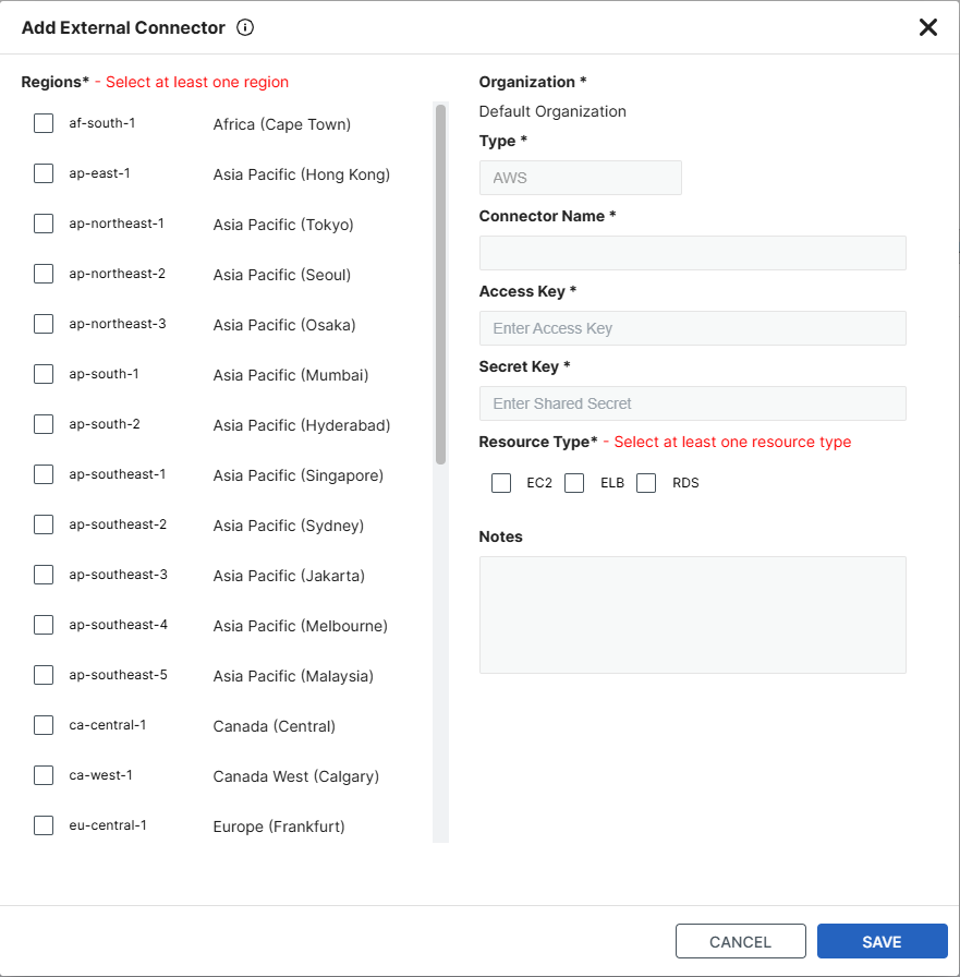 Configuring connectors for your scans | FortiDevice 25.1.b | Fortinet ...
