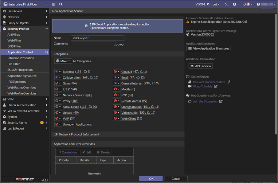 Configure Firewall Policy to Control Access for Devices in the IP ...