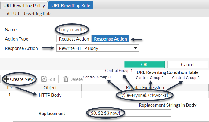 Rewriting & redirecting | FortiWeb 7.4.1 | Fortinet Document Library