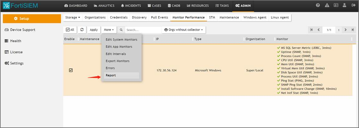 Microsoft SQL Server | FortiSIEM 7.4.0 | Fortinet Document Library