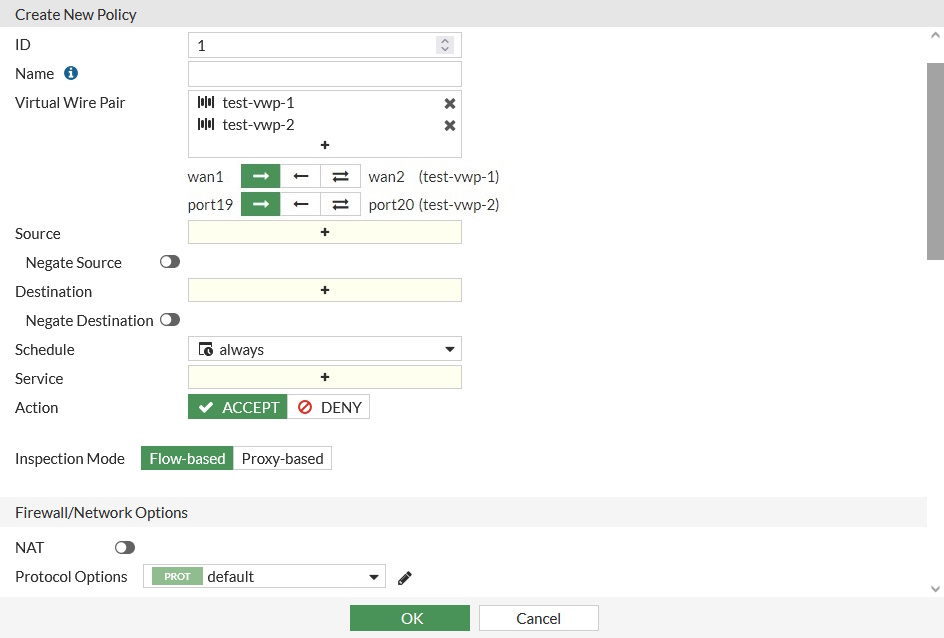 Virtual wire pair | FortiGate / FortiOS 7.6.2 | Fortinet Document Library