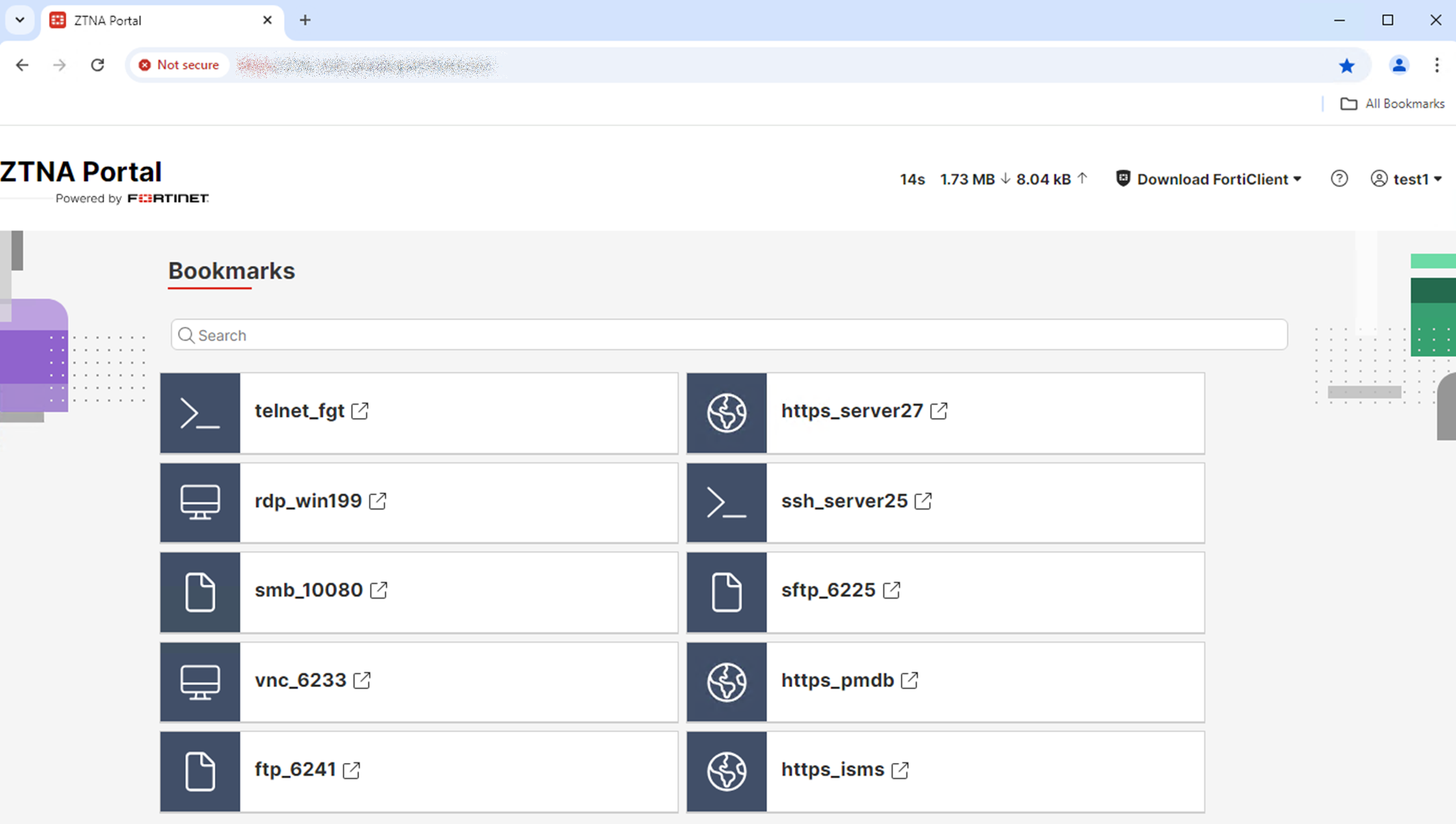 ZTNA agentless web-based application access | FortiGate / FortiOS 7.6.2 ...