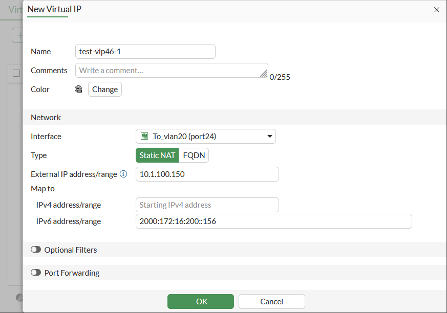 NAT46 and NAT64 policy and routing configurations | FortiGate / FortiOS ...