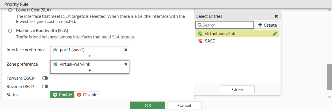 Specify an SD-WAN zone in static routes and SD-WAN rules | FortiGate ...