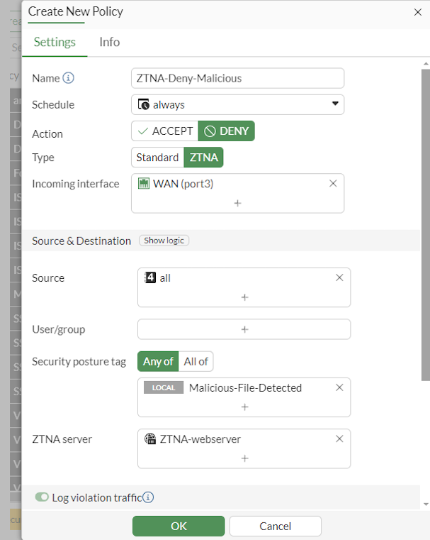 ZTNA HTTPS access proxy example | FortiGate / FortiOS 7.6.2 | Fortinet Document Library