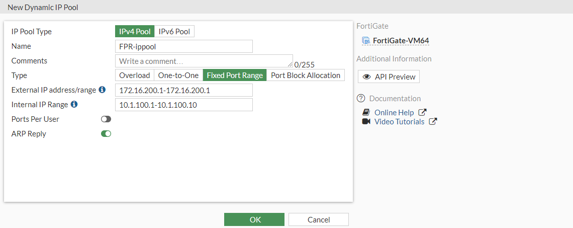 Dynamic SNAT | FortiGate / FortiOS 7.2.8 | Fortinet Document Library