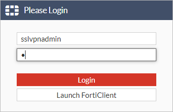 Showing the SSL VPN portal login page in the browser's language ...
