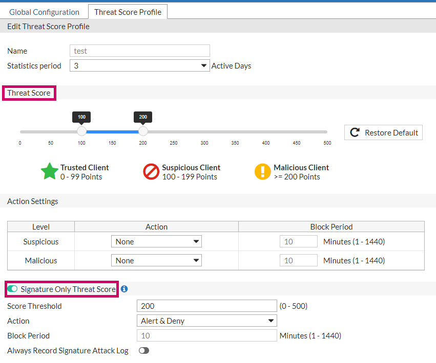Configuring client management | FortiWeb 7.4.9 | Fortinet Document Library