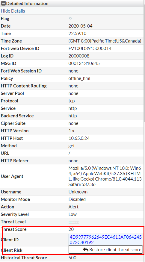 Configuring client management | FortiWeb 7.4.9 | Fortinet Document Library