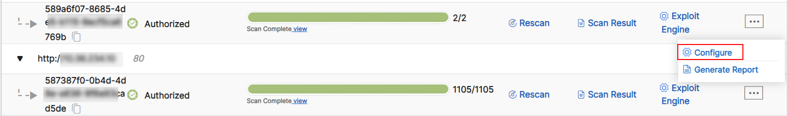 Configuring the Scanner | FortiDAST 24.2.0 | Fortinet Document Library