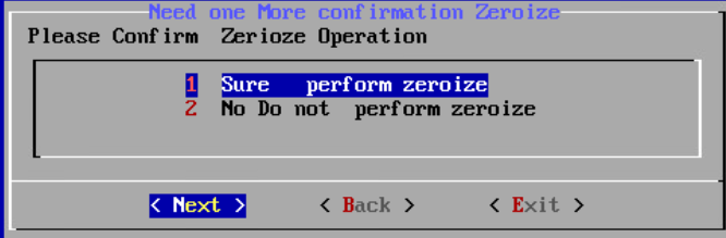 Erasing Disk Contents | FortiSIEM 7.0.1