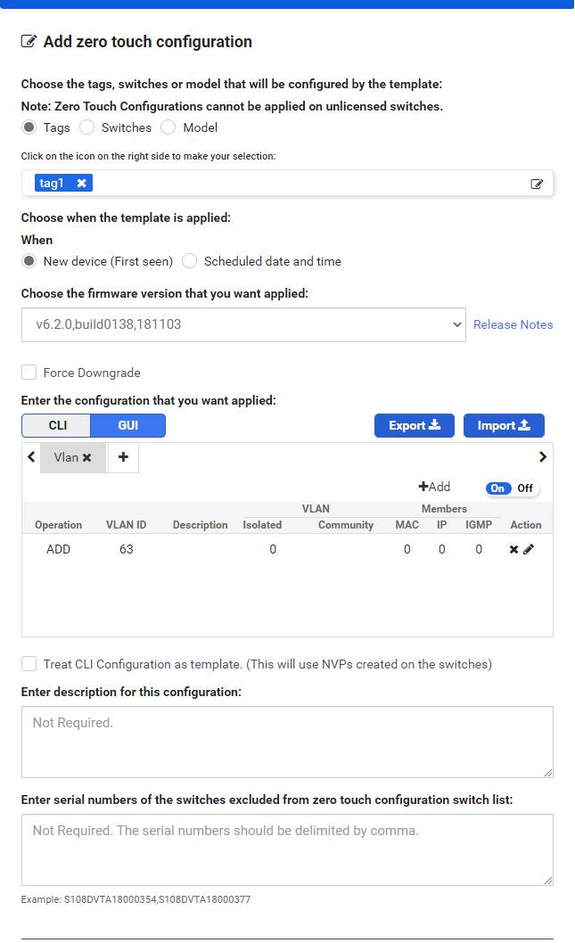 Creating a zero-touch configuration | FortiLAN Cloud 22.3.0 | Fortinet ...