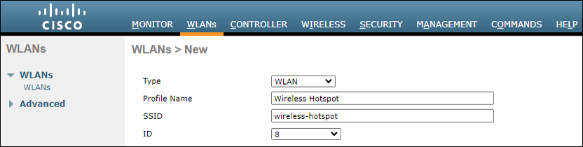 Configuring SSID | FortiGuest 2.0.0 | Fortinet Document Library