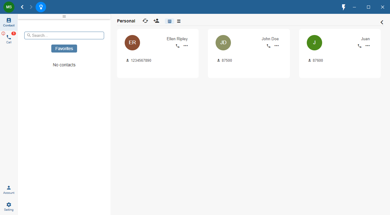 Using the FortiFone softclient for desktop | FortiFone 1.0.0