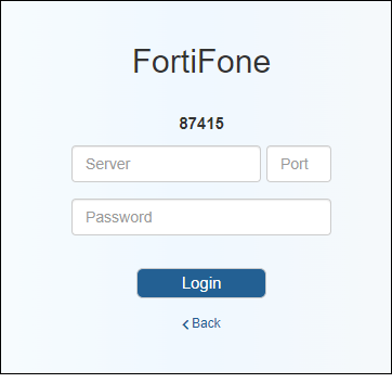 Using FortiFone plugin | FortiFone 7.0.0 | Fortinet Document Library