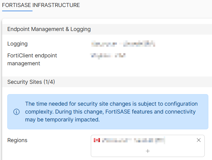 Infrastructure | FortiSASE | Fortinet Document Library