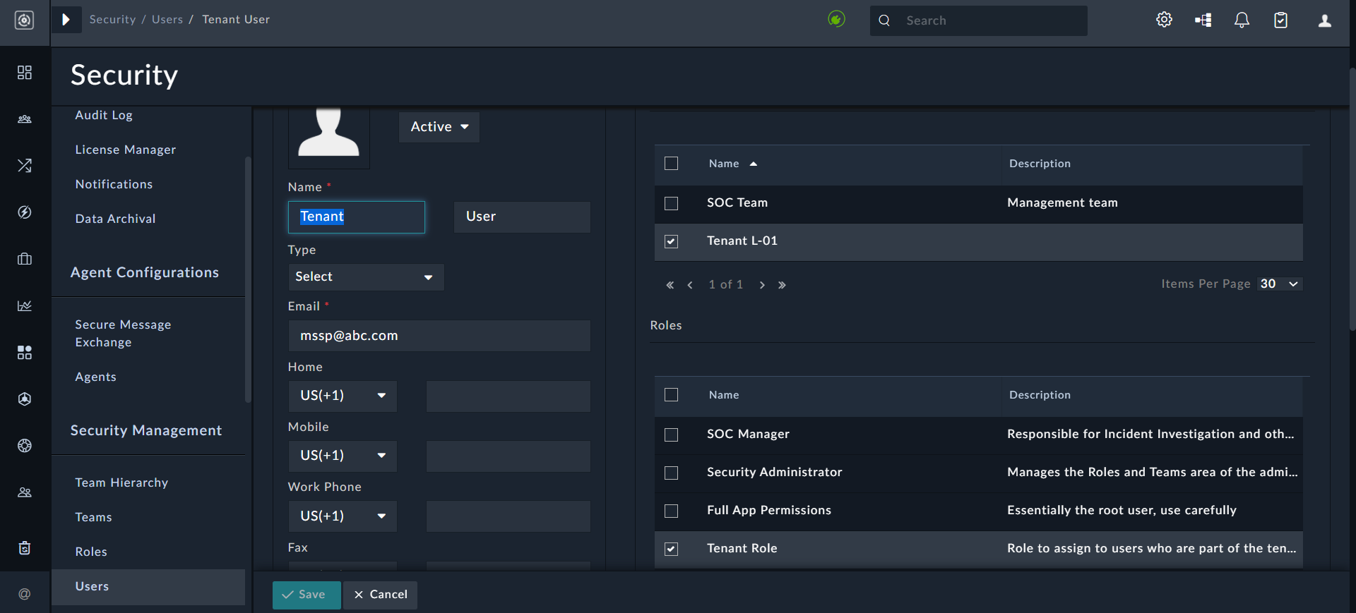 Shared Tenancy Support | FortiSOAR 7.6.0 | Fortinet Document Library