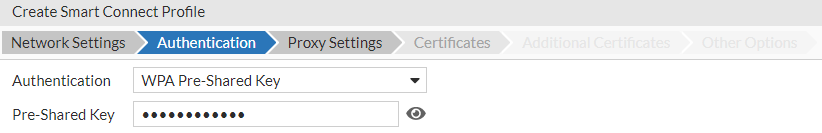 Smart Connect Profiles | FortiGuest 1.3.1 | Fortinet Document Library