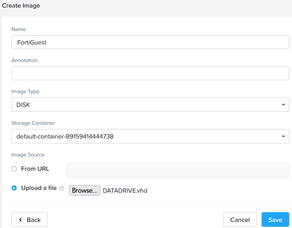 Deploying FortiGuest on Nutanix | FortiGuest 1.3.1 | Fortinet Document ...