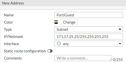 RADIUS Clients | FortiGuest 1.3.1 | Fortinet Document Library
