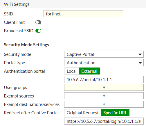RADIUS Clients | FortiGuest 1.3.1 | Fortinet Document Library