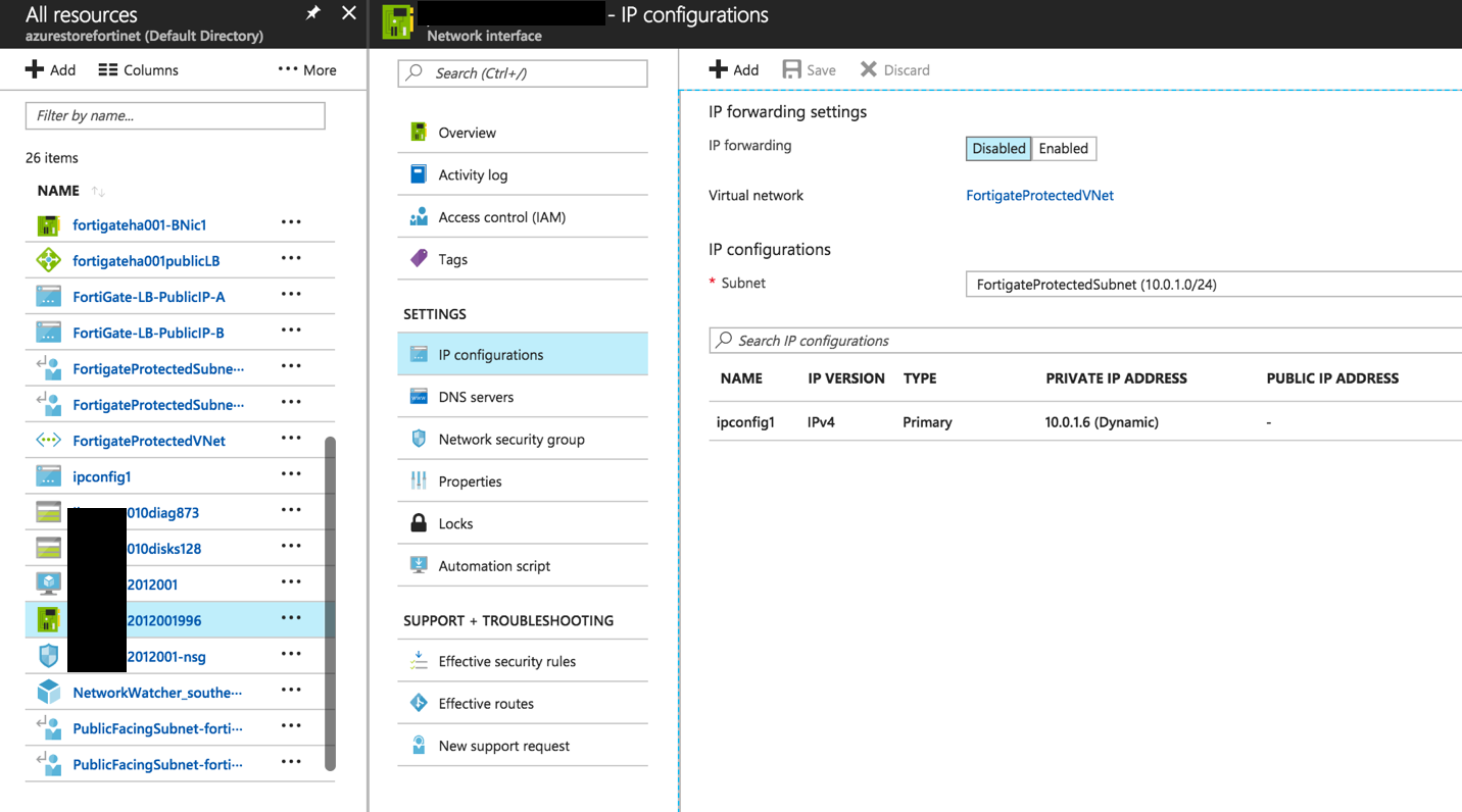 Use case: High availability for FortiGate on Azure | FortiGate Public ...