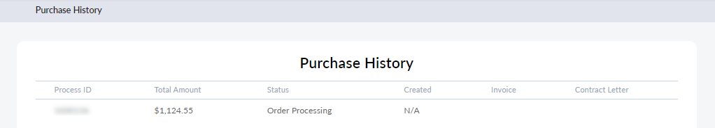 Purchase history | FortiCloud Services 24.4.a | Fortinet Document Library
