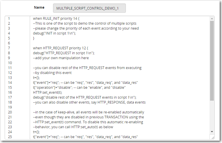 Using HTTP scripting | FortiADC 7.4.3 | Fortinet Document Library