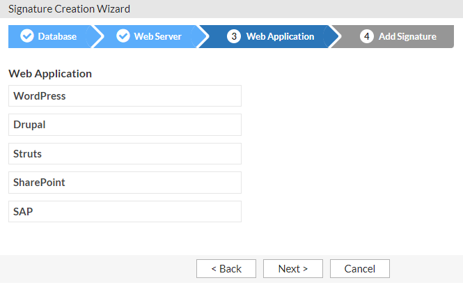 Using the Signature Creation Wizard | FortiADC 7.4.3 | Fortinet ...