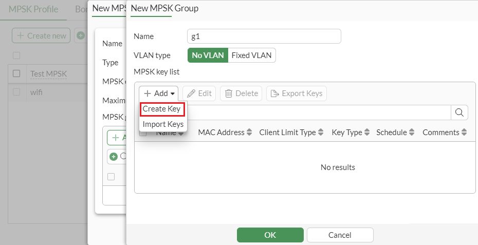 MPSK profiles | FortiAP / FortiWiFi 7.6.1 | Fortinet Document Library