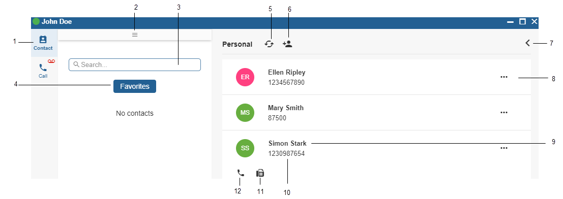 Using the FortiFone softclient for desktop | FortiFone 1.0.0