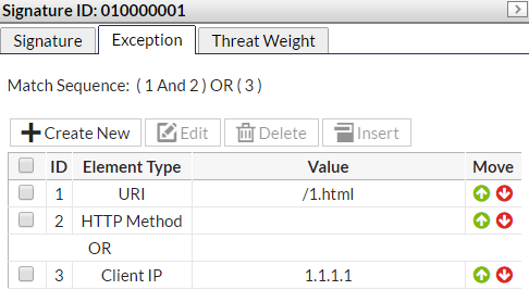 Configuring action overrides or exceptions to data leak & attack detection signatures | FortiWeb ...