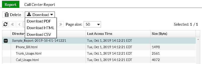 Monitoring and reporting | FortiVoice 7.0.2 | Fortinet Document Library