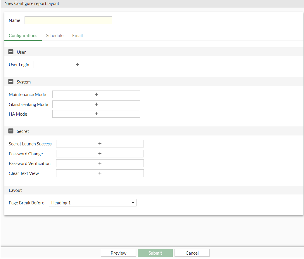 Layout & schedule | FortiPAM 1.2.0 | Fortinet Document Library