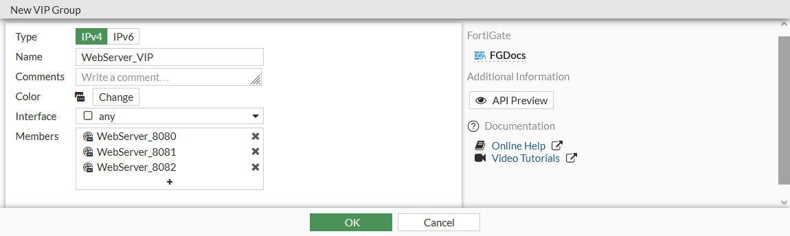 Virtual IPs with port forwarding | FortiGate / FortiOS 7.0.7 | Fortinet ...
