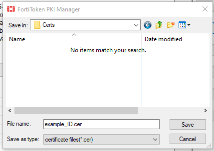 Export | FortiToken 1.15.0 | Fortinet Document Library