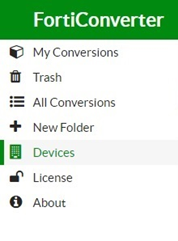 Connecting FortiGate devices | FortiConverter Tool 7.2.1 | Fortinet ...