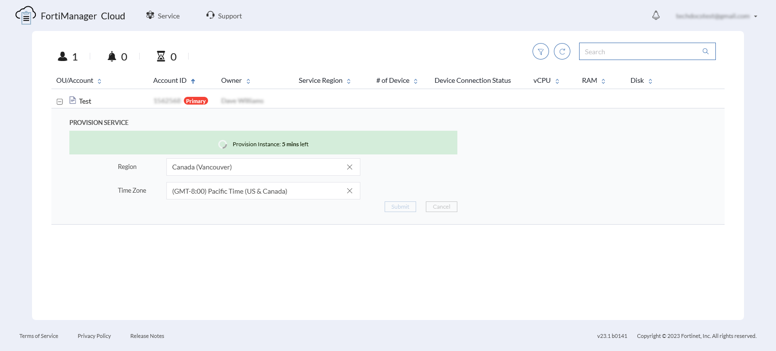 Deploying A Fortimanager Cloud Instance Fortimanager Cloud 7 6 2 Fortinet Document Library