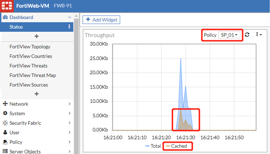 Troubleshoot for caching issues | FortiWeb 7.0.4