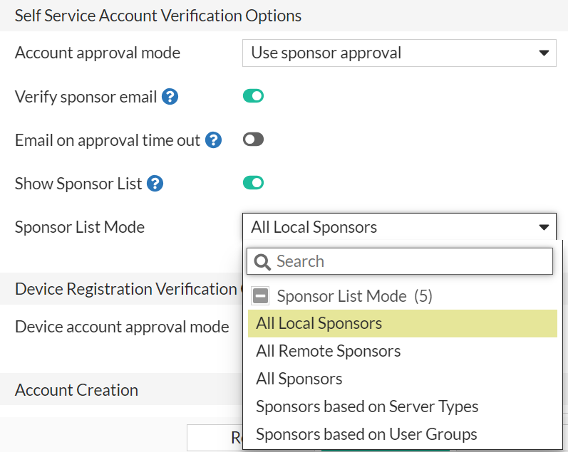 Listing Sponsors in the Guest Portal | FortiGuest 1.2.0 | Fortinet ...