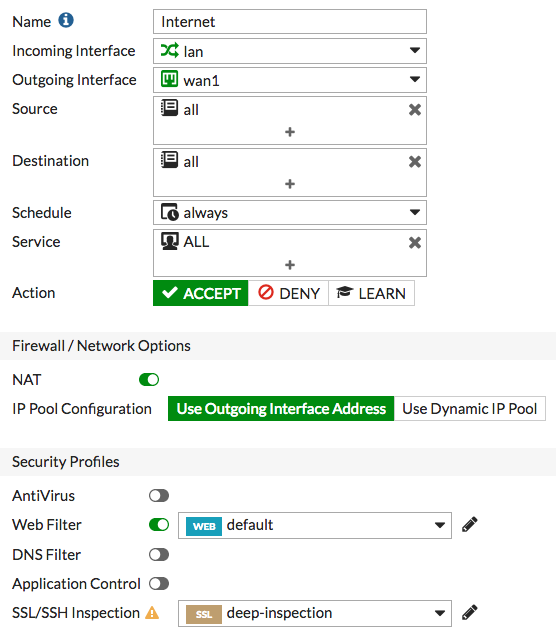Cookbook | FortiGate / FortiOS 5.6.0 | Fortinet Documentation Library