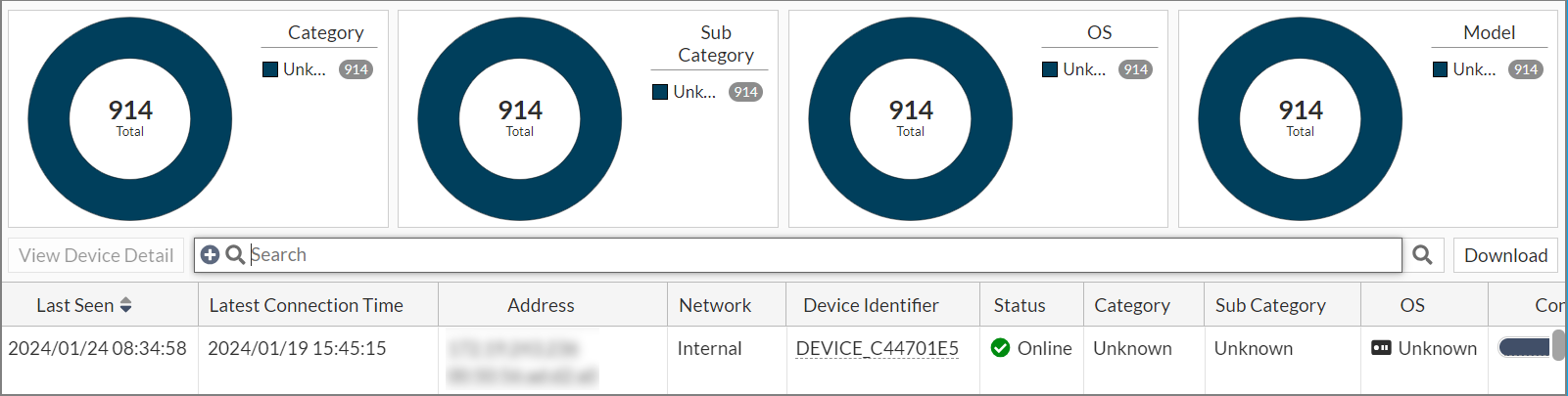 Device Inventory | FortiNDR 7.4.9 | Fortinet Document Library