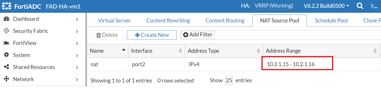 Virtual Server NAT Pool and Firewall NAT SNAT configuration in HA mode ...