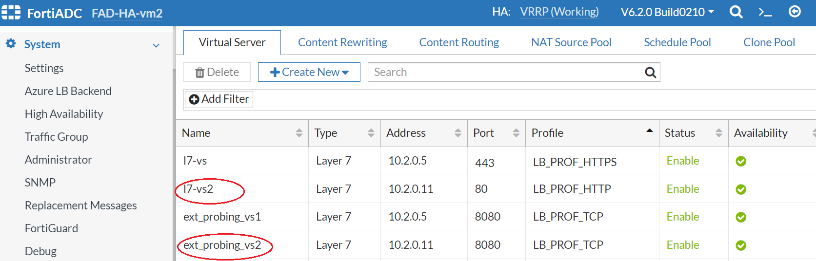 Deploying High Availability on Azure | FortiADC Public Cloud 7.0.0 | Fortinet Documentation Library