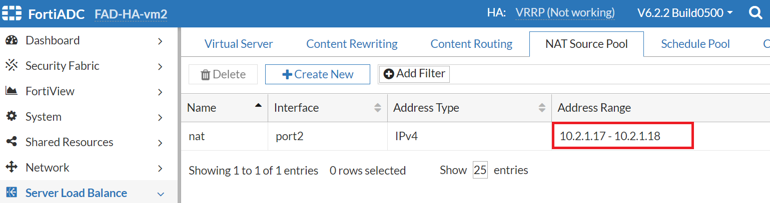 Virtual Server NAT Pool and Firewall NAT SNAT configuration in HA mode ...