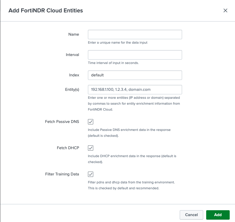Configuring the FortiNDR Cloud App | FortiNDR Cloud 2024.2.0 | Fortinet ...