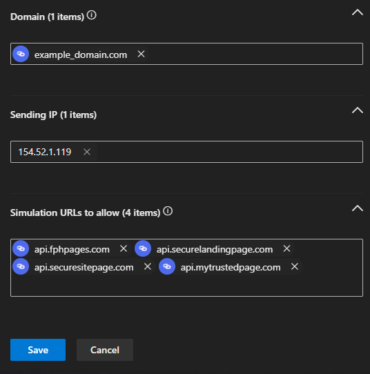 Safelisting FortiPhish in Office 365 | FortiPhish 25.2.0 | Fortinet ...