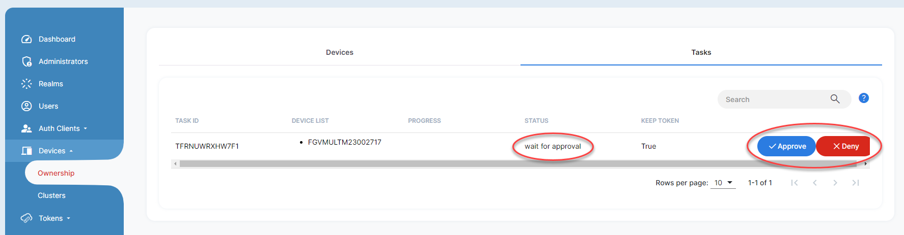 Transfer devices on FTC | FortiToken Cloud | Fortinet Document Library
