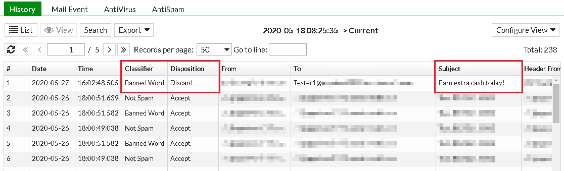 Results | FortiMail 7.2.2