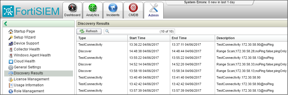 Using FortiSIEM to collect DDoS attack and event logs | FortiDDoS-F 6.6.3 | Fortinet Document ...